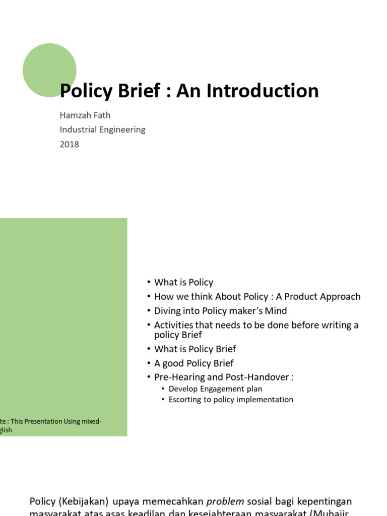 Policy Brief - Bem KM Fmipa | PDF | Methodology | Inquiry