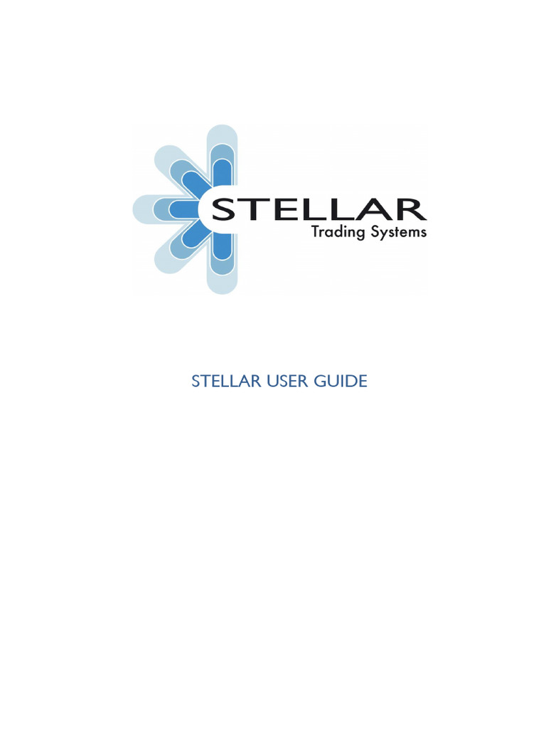 Stellar Trading System User Guide | PDF | Order (Exchange) | Hedge ...