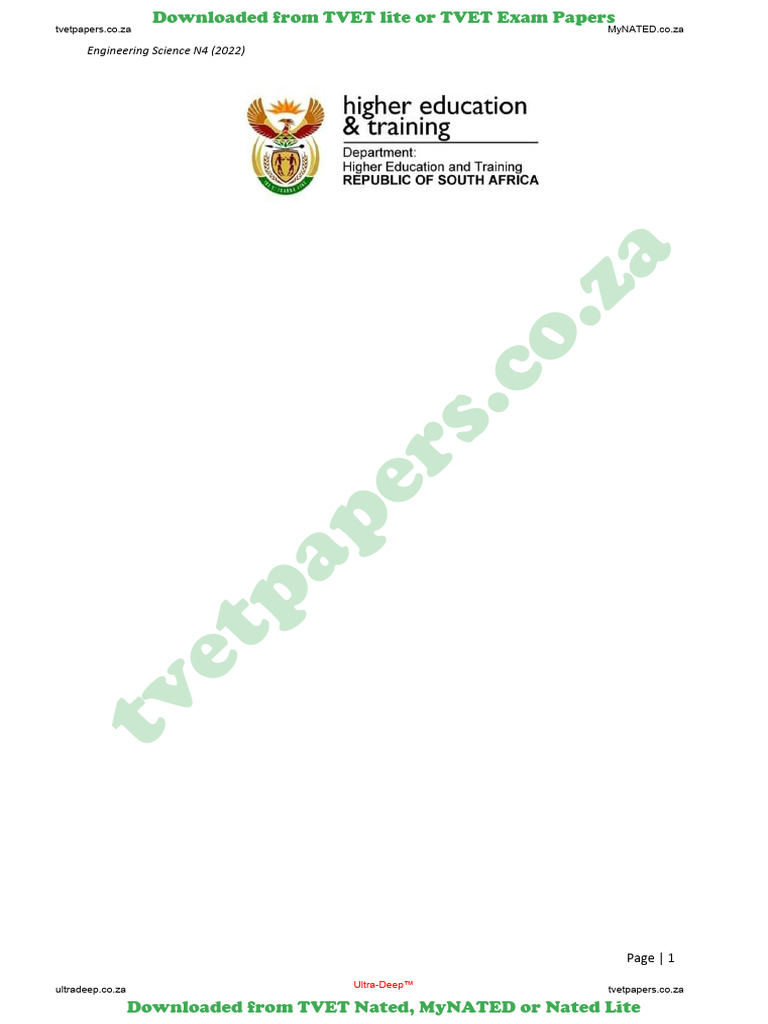 N4 Engineering Science SYLLABUS - Tvetpapers - Co.za | PDF | Thermal ...