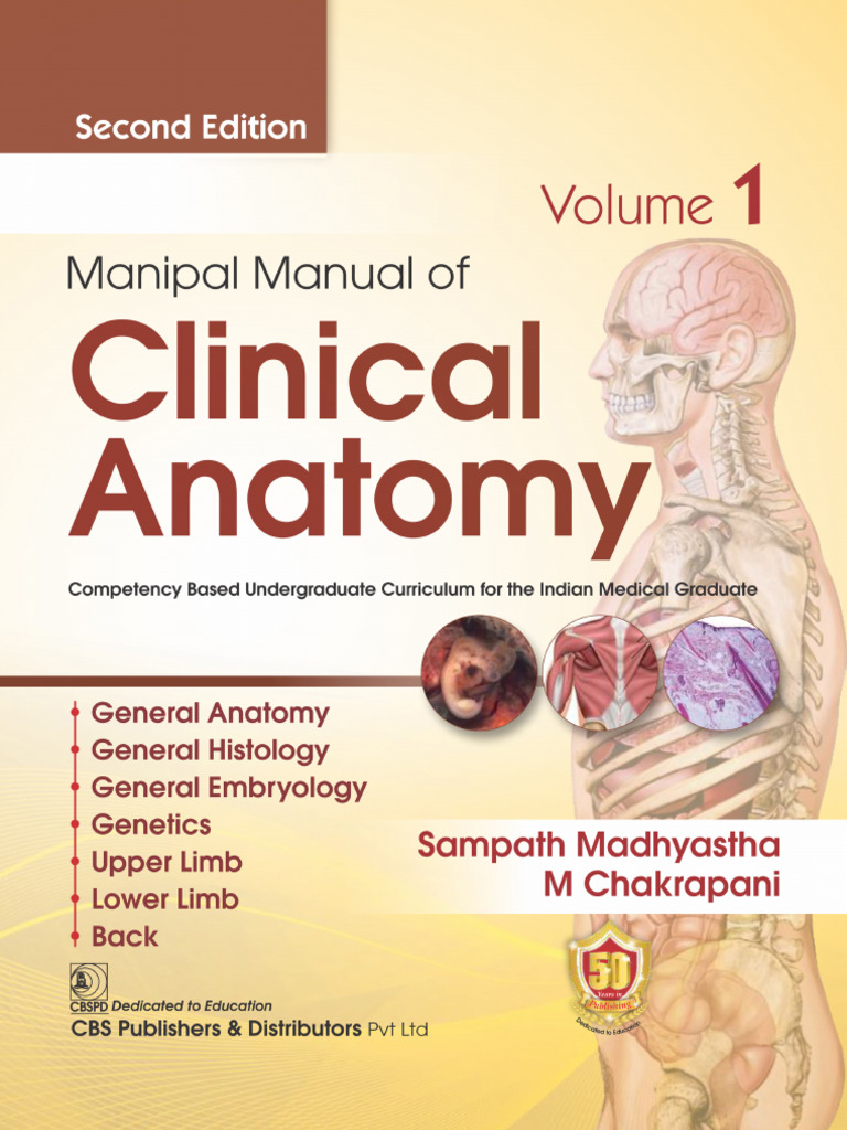 Manipal Manual of Clinical Anatomy Vol. 1 | PDF | Anatomical Terms Of Motion | Anatomical Terms ...