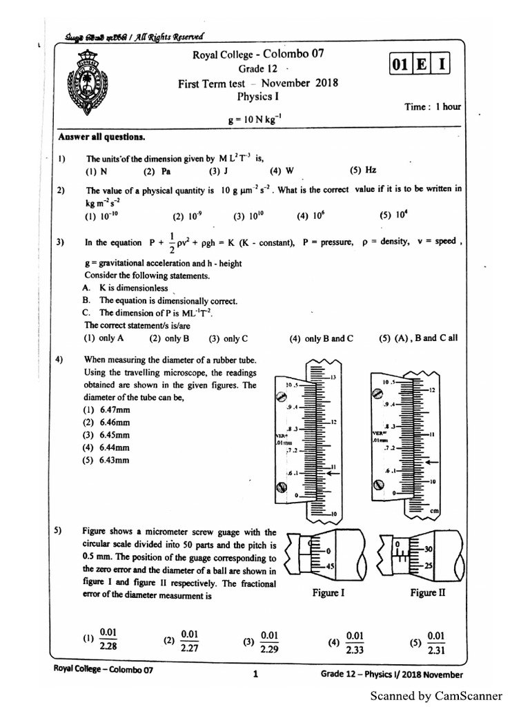 AL Past Papers | PDF