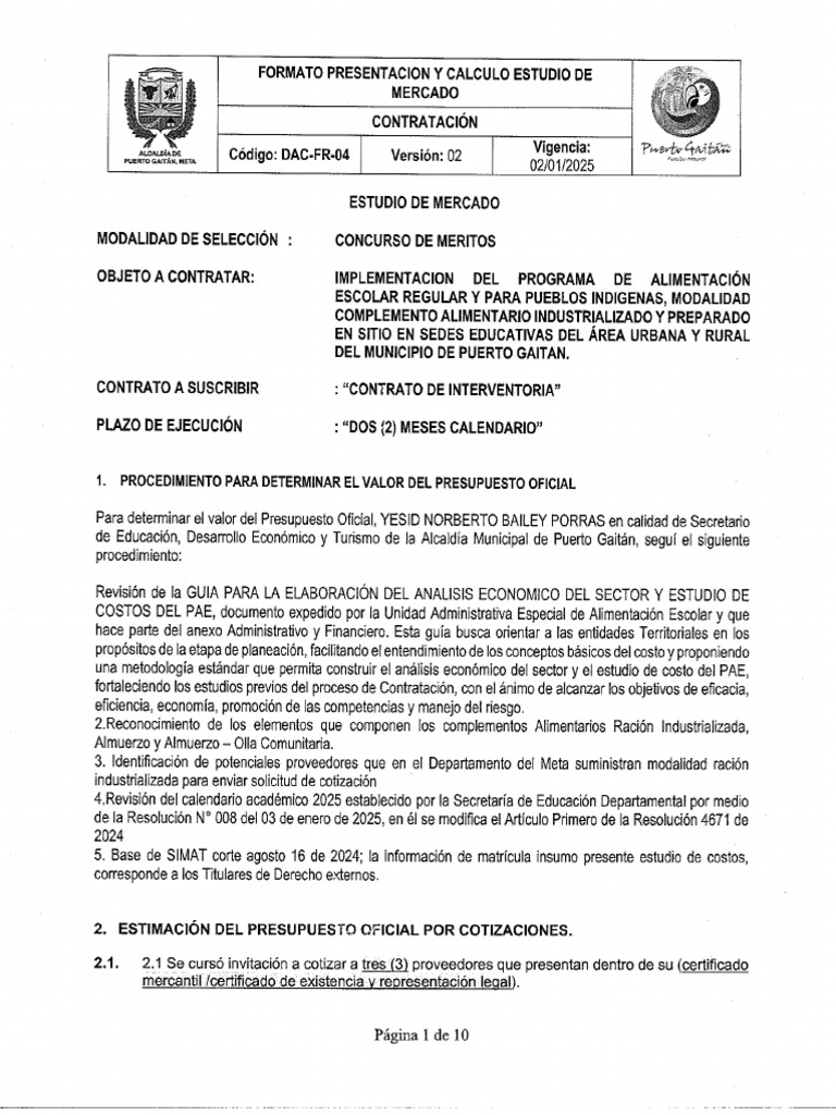 Cm-Sedet-002-25 Estudio de Mercado | PDF