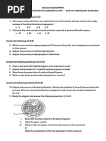 Class 12 Human Reproduction Notes | PDF | Menstrual Cycle | Testicle