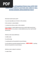 WHMIS Test Answers | PDF | Hazards | Dangerous Goods