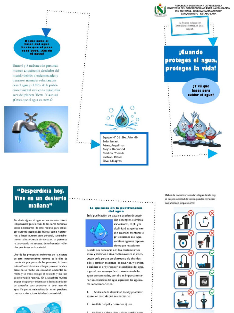 Tritico Del Proyecto Del Agua | PDF