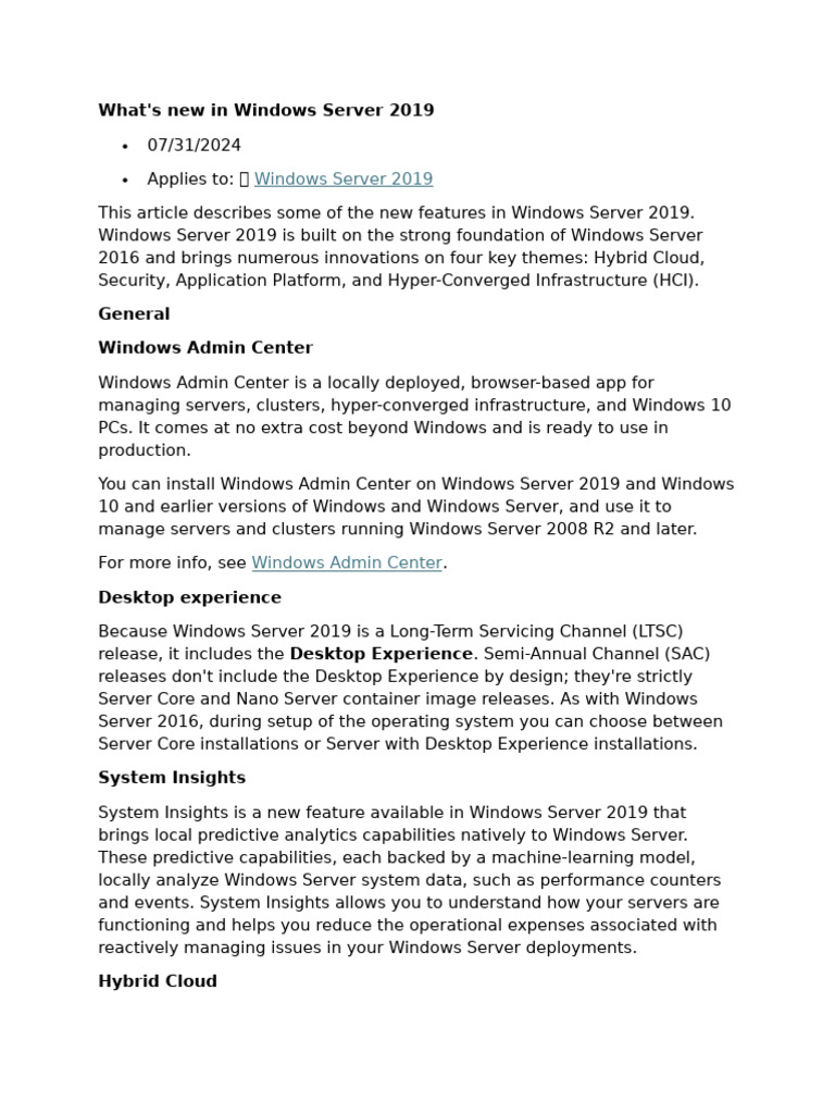 Windows Features | PDF