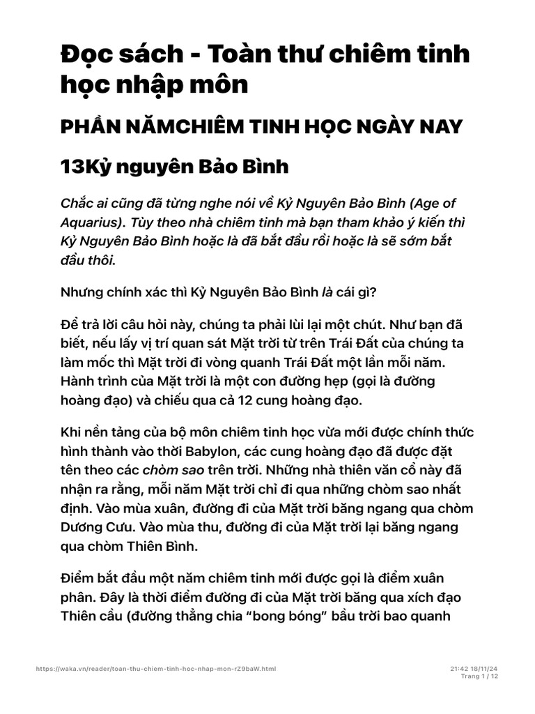 Chiêm Tinh | PDF