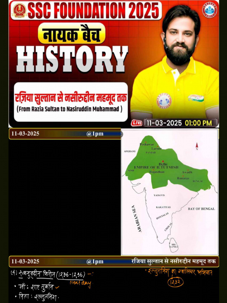 History Class PDF 5 Naveen Sir | PDF