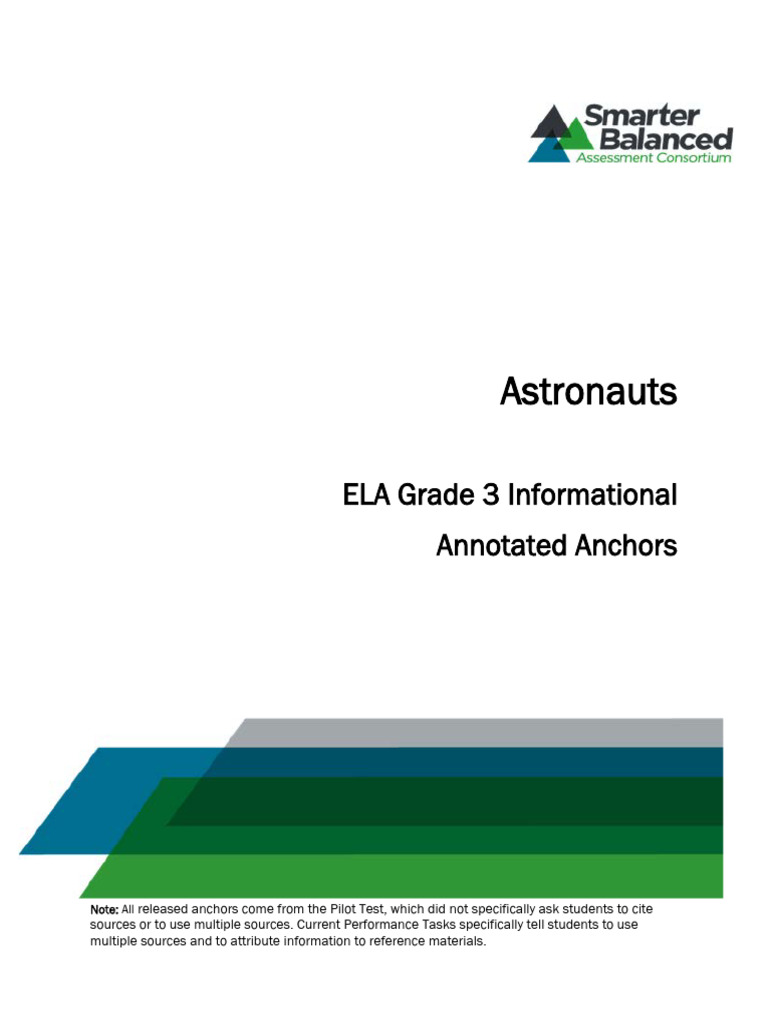Grade 3 Astronauts - Annotations | PDF | Linguistics | Grammar