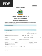 PSC 2 Employment Application Form 2016 | PDF | Academic Degree | Kenya