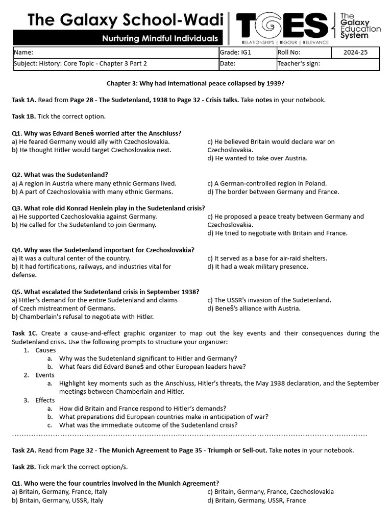 Mission 3 - Chapter 3 (Part 2) | PDF | Adolf Hitler | Neville Chamberlain