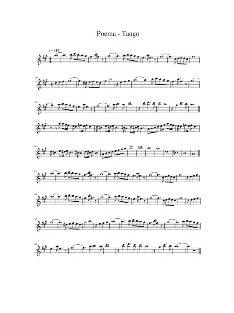 Poema - Tango | PDF