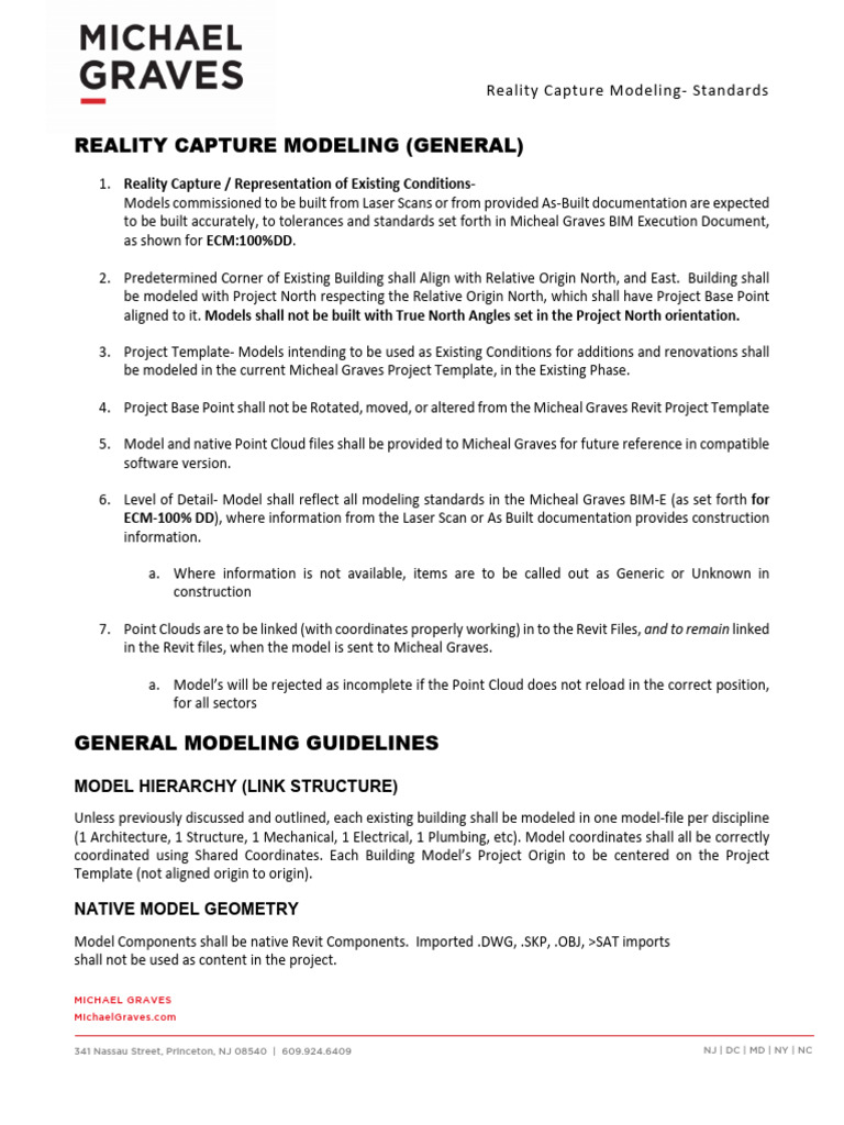 Michael Graves-Reality Capture Modeling-V2.2 | PDF | Autodesk Revit