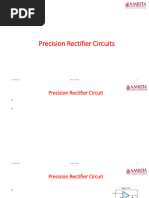 Exp 9 Simulation Precision Rectifier Full Wave | PDF | Amplifier | Operational Amplifier