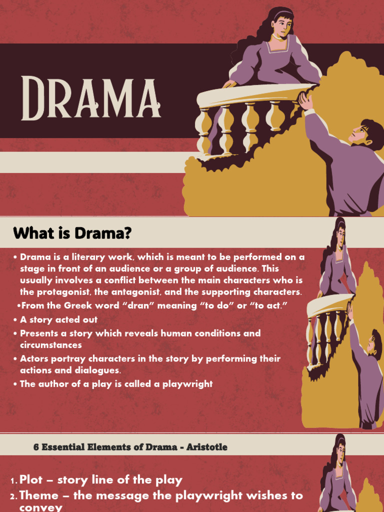 Understanding Drama: Key Elements Explained | PDF | Play (Theatre ...