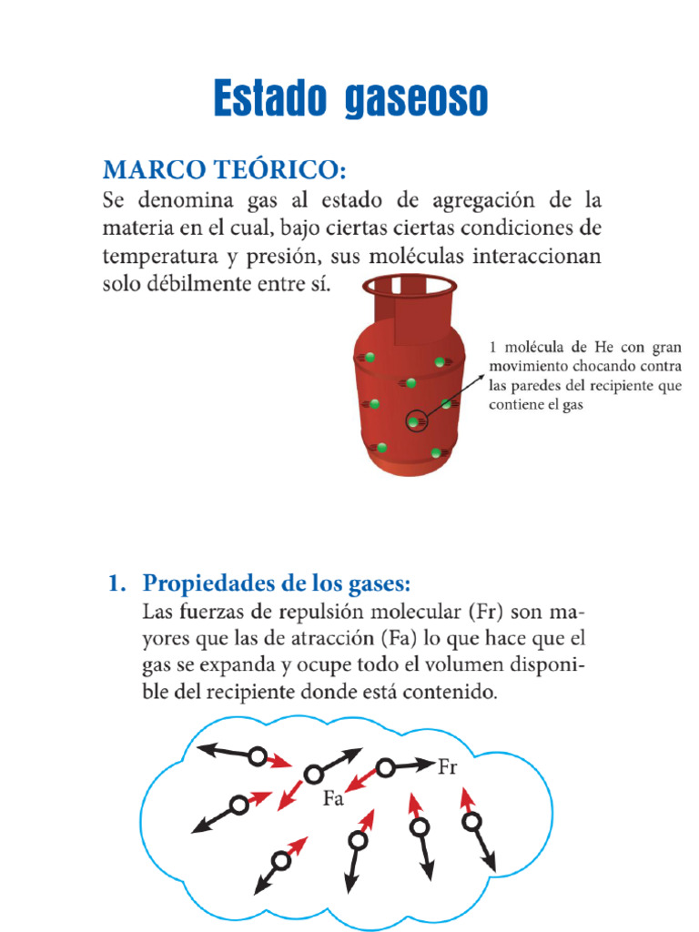 Estado Gaseoso | PDF