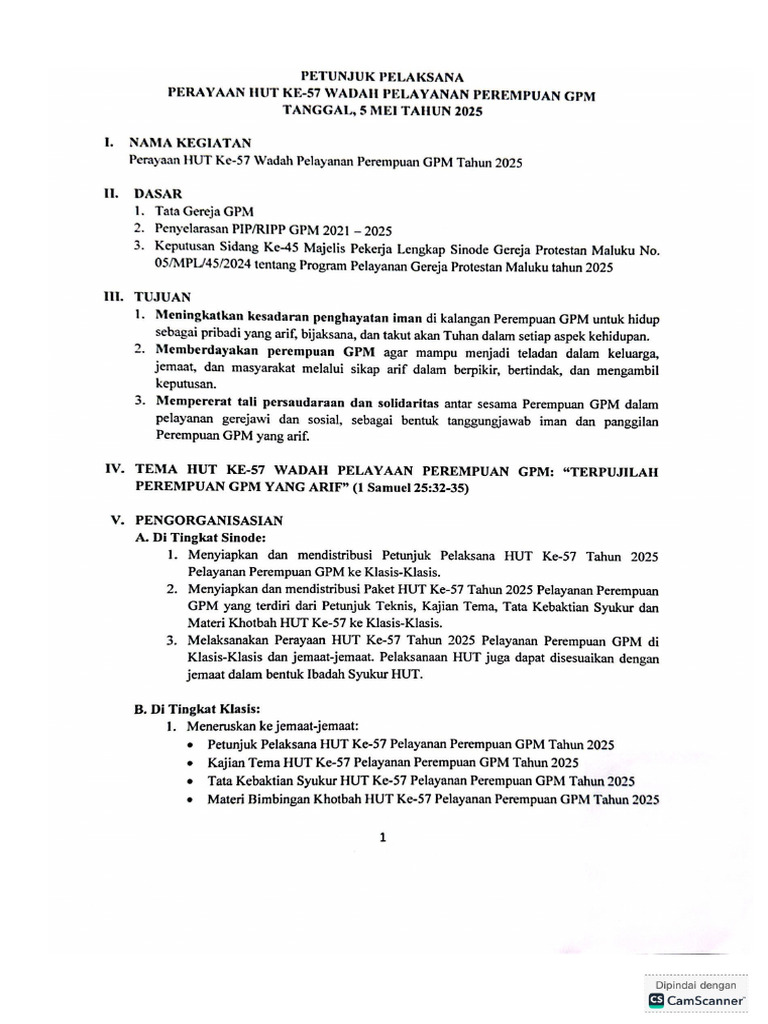 Paket Hut Ke-57 WPP GPM | PDF