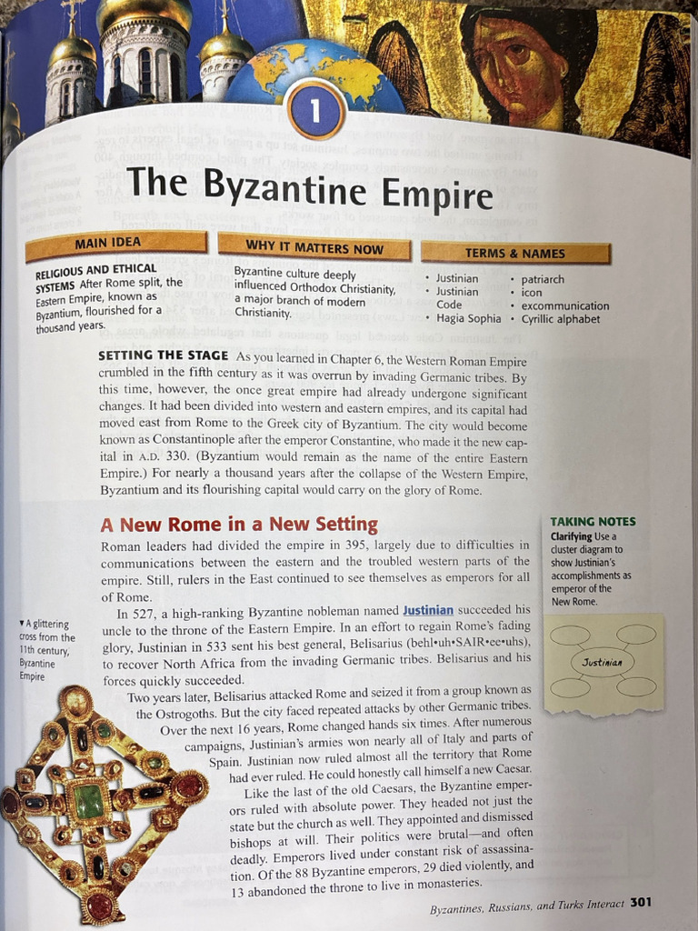 The Byzantine Empire (1) | PDF | Byzantine Empire | Constantinople