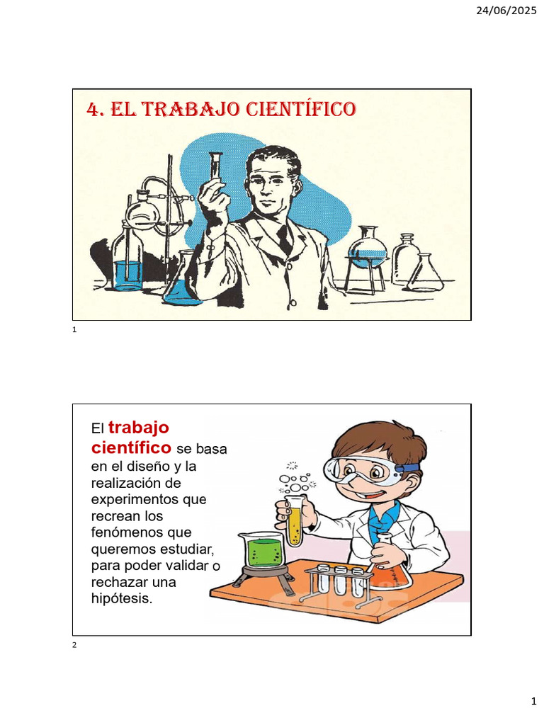 Fundamentos del Trabajo Científico | PDF | Experimentar | Laboratorios