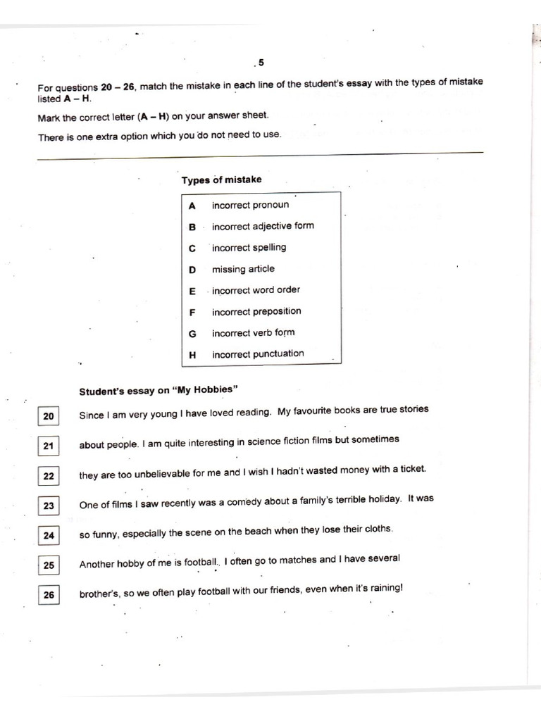 Modul 3. Types of Mistake and Errors | PDF