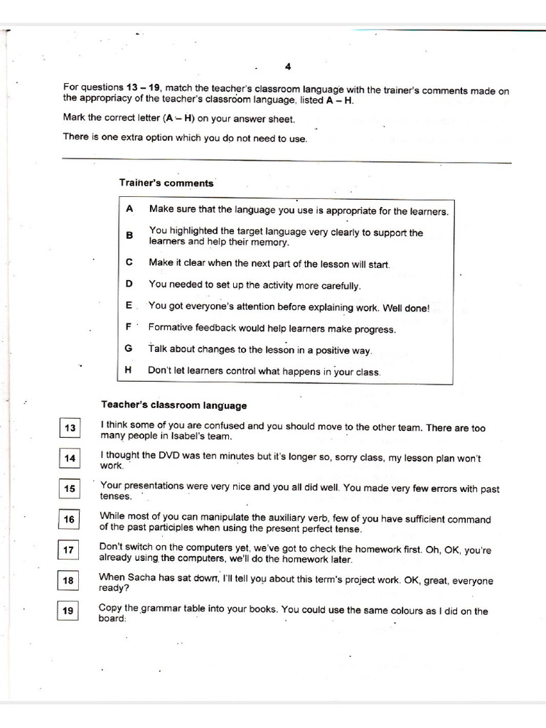 Modul 3. Trainers' Comments - Advice | PDF