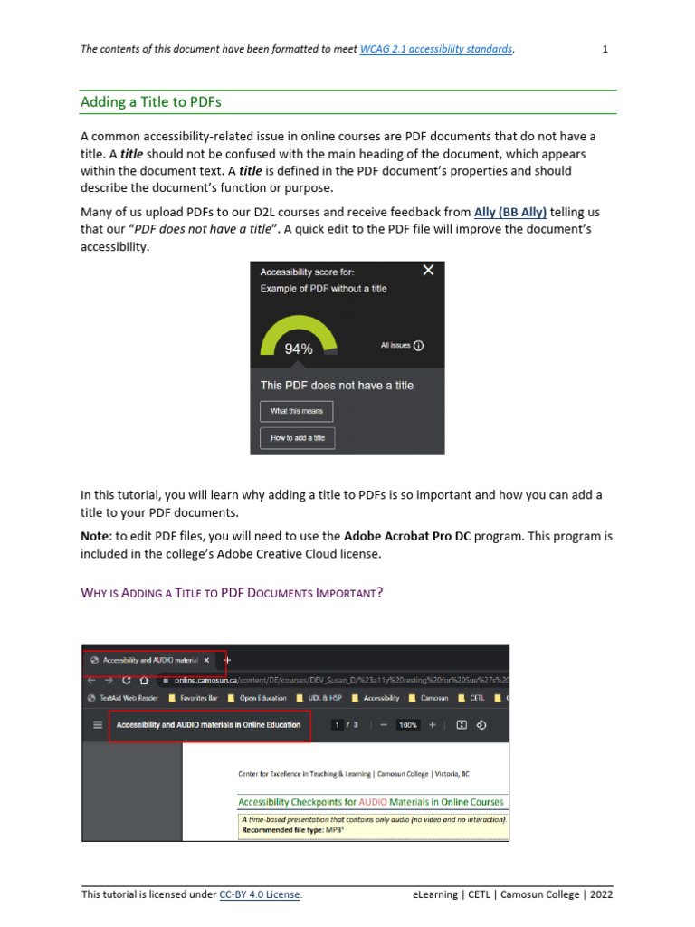 Adding A Title To PDFs | PDF | Application Software | Computing