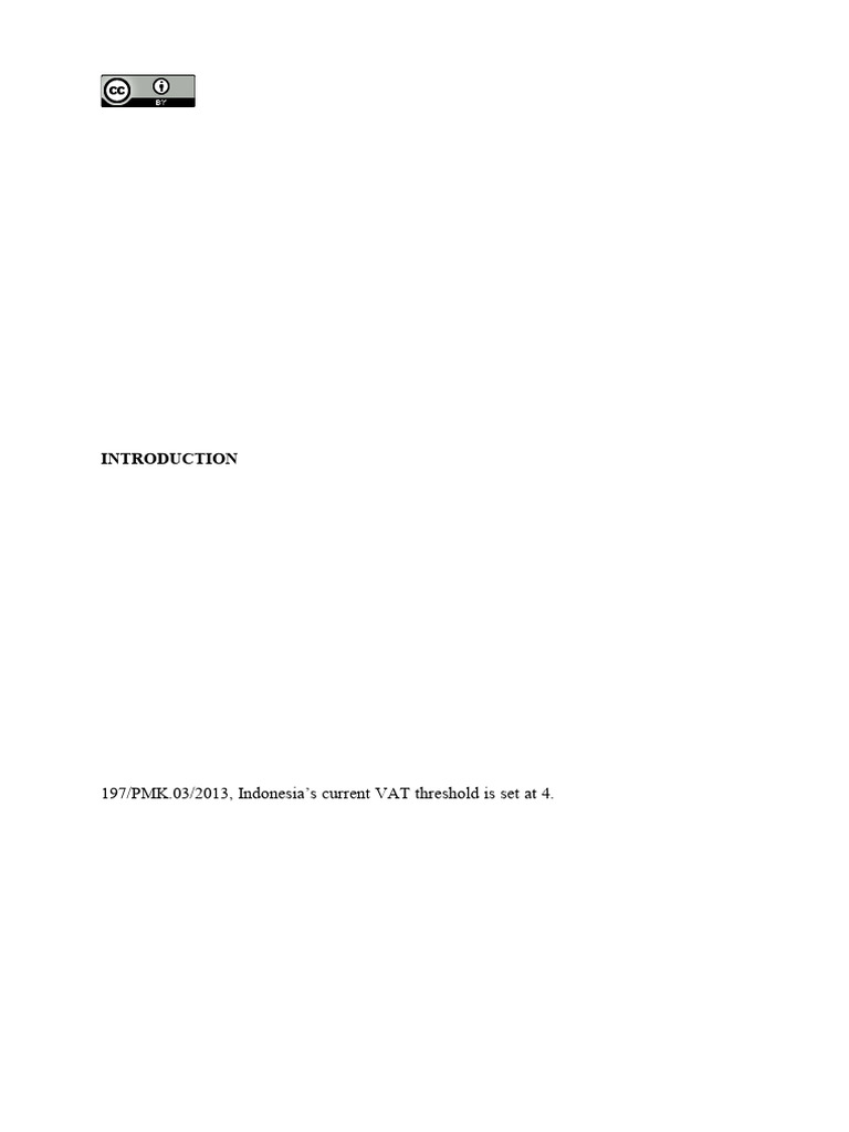 Optimizing VAT Threshold for Revenue Growth | PDF | Taxes | Value Added Tax