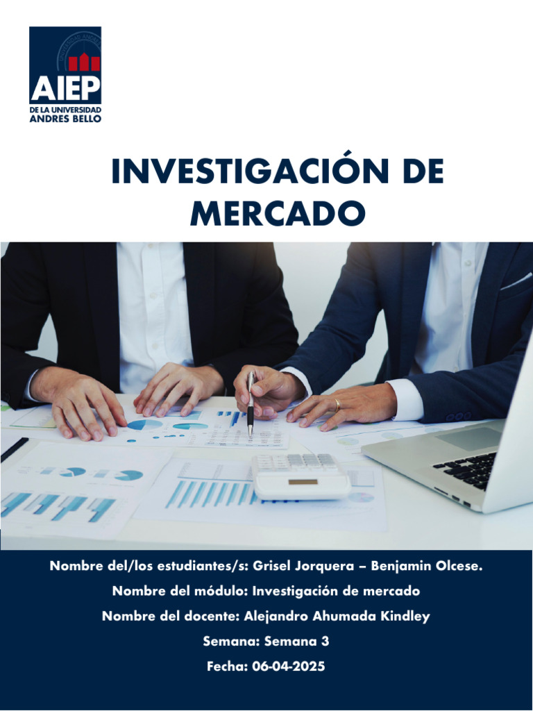 Jorquera Grisel - Olcese Benjamin - INV101-195-225031 - Semana 3 | PDF | Investigación de ...