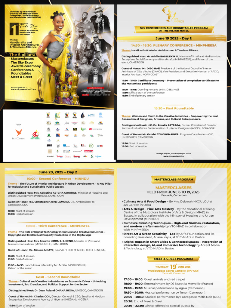 Sky Awards 2025 Main Program Eng | PDF