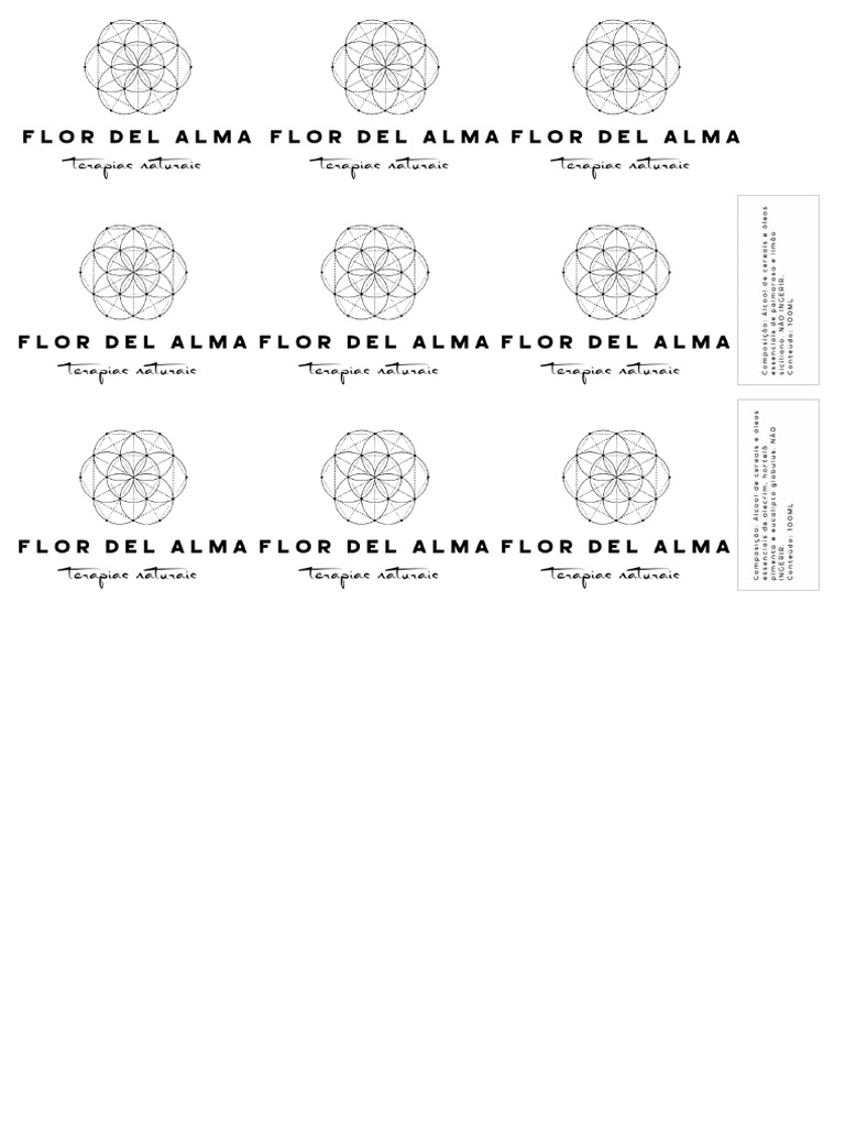 Etiquetas Flor Del Alma | PDF