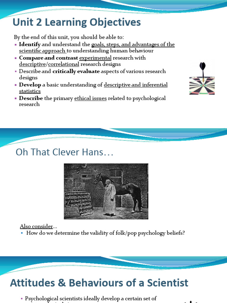Understanding Psychological Research Methods | PDF | Scientific Method ...