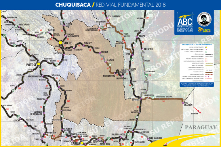 Mapa Chuquisaca 2018 | PDF