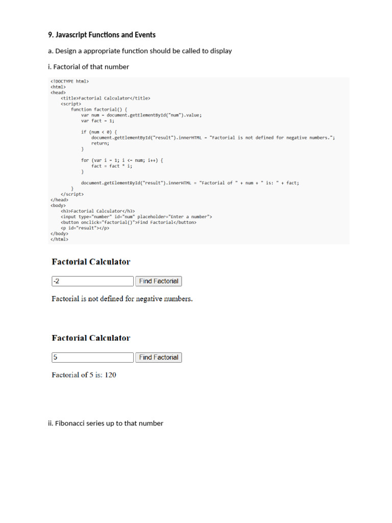 JavaScript Functions for Math and Validation | PDF