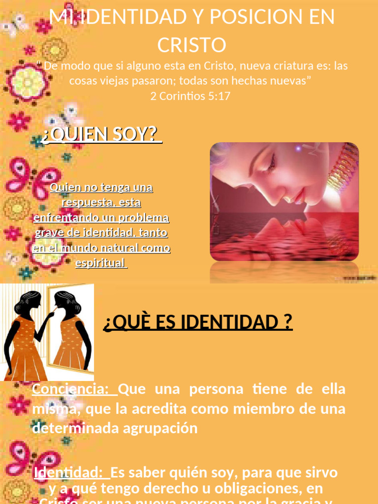 Mi Identidad y Posicion en Cristo | PDF | Cristo (título) | Gracia divina