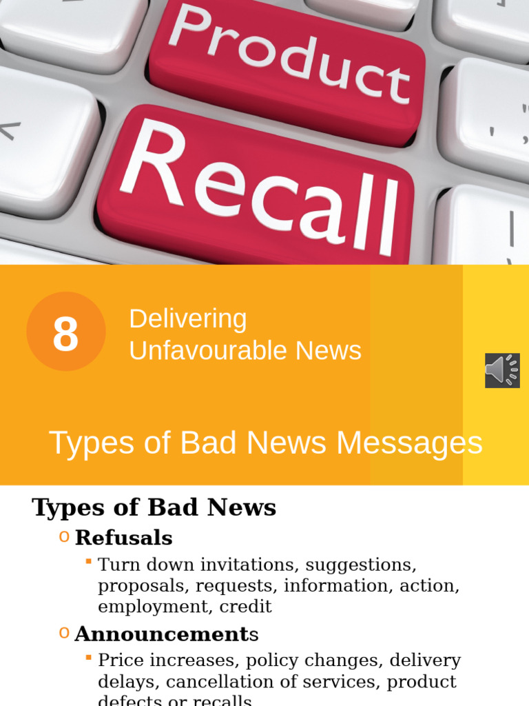 Effective Strategies for Delivering Bad News | PDF | News