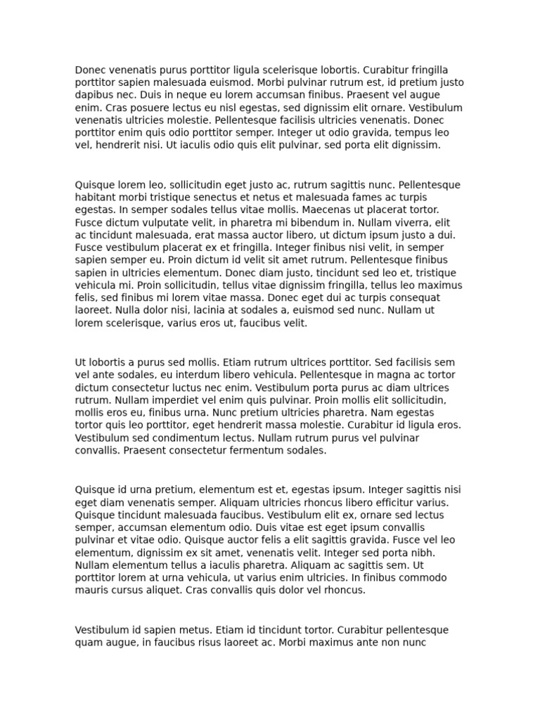 Donec Venenatis Purus | PDF