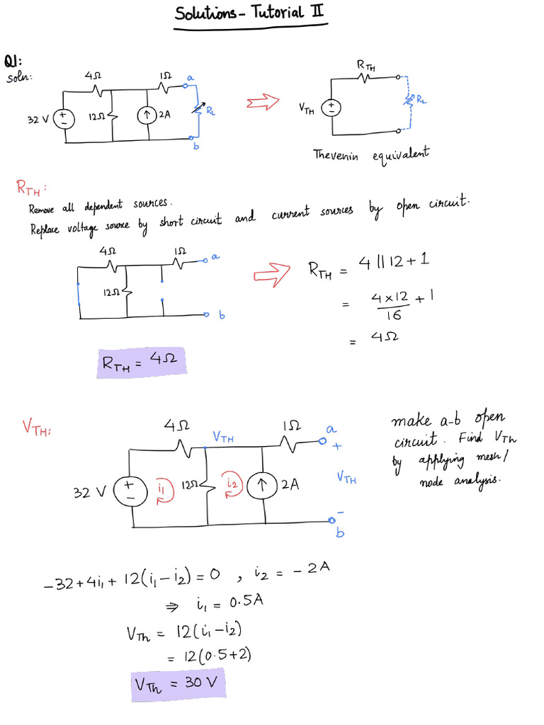 ELL101 Tut2 Soln | PDF