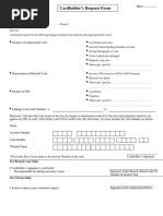 BSP Card-Application-And-Stop-Notice-Form | PDF | Debit Card | Visa Inc.