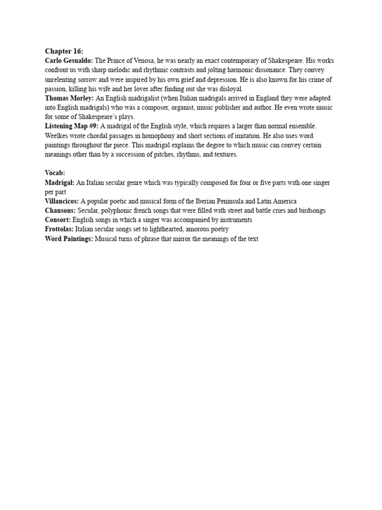 Comprehension Check Chapter 16 | PDF