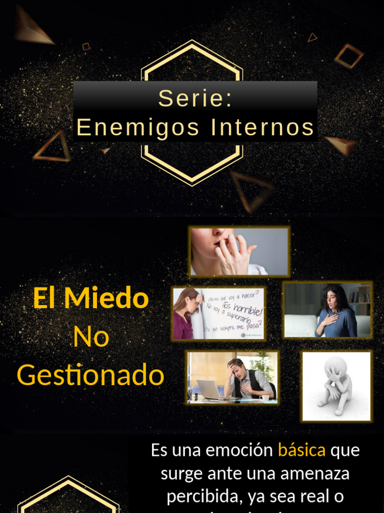 Enemigos Internos El Miedo | PDF | Temor | Epístola a los filipenses