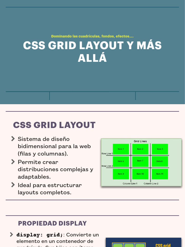 Clase 7 - CSS Grid Layout | PDF
