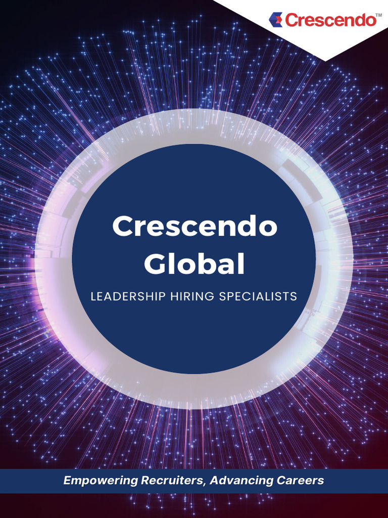 Crescendo Global Brochure - Corporate | PDF | Investment Banking | Recruitment