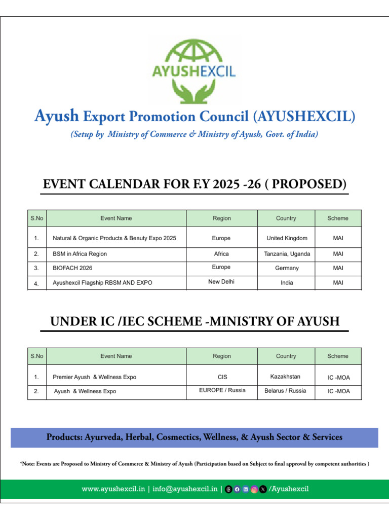 Tentative Events 25 26 | PDF