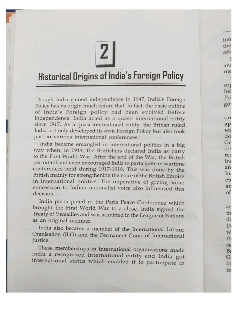 Evolution of India's Foreign Policy | PDF