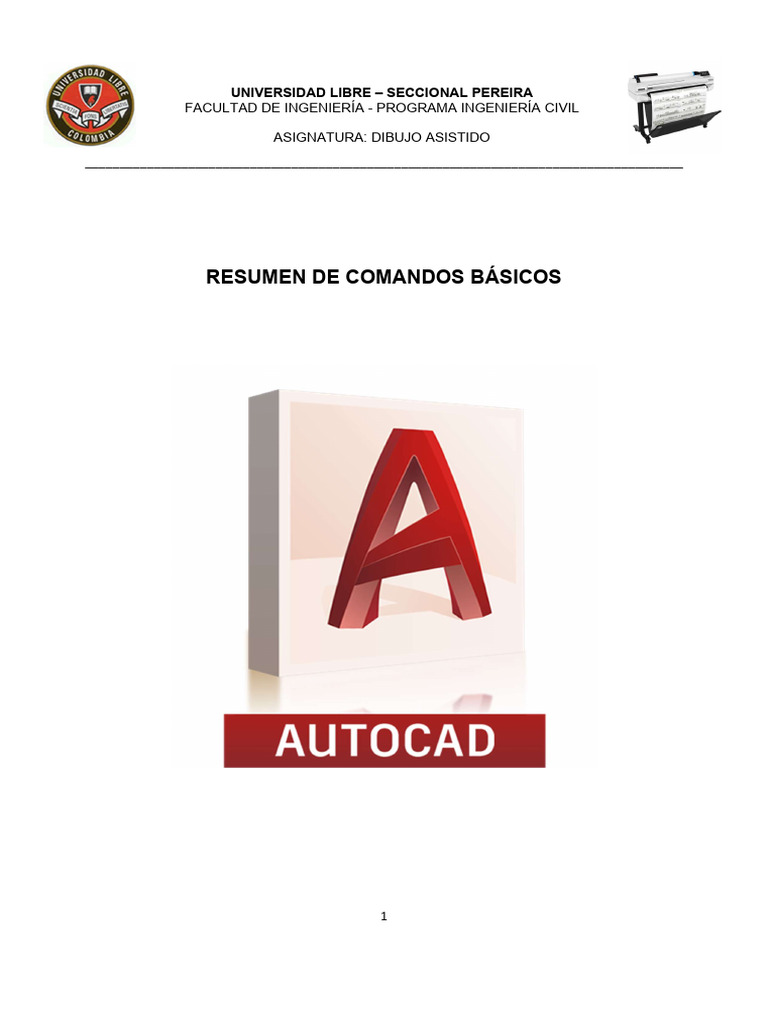 Autocad - Comandos Básicos | PDF