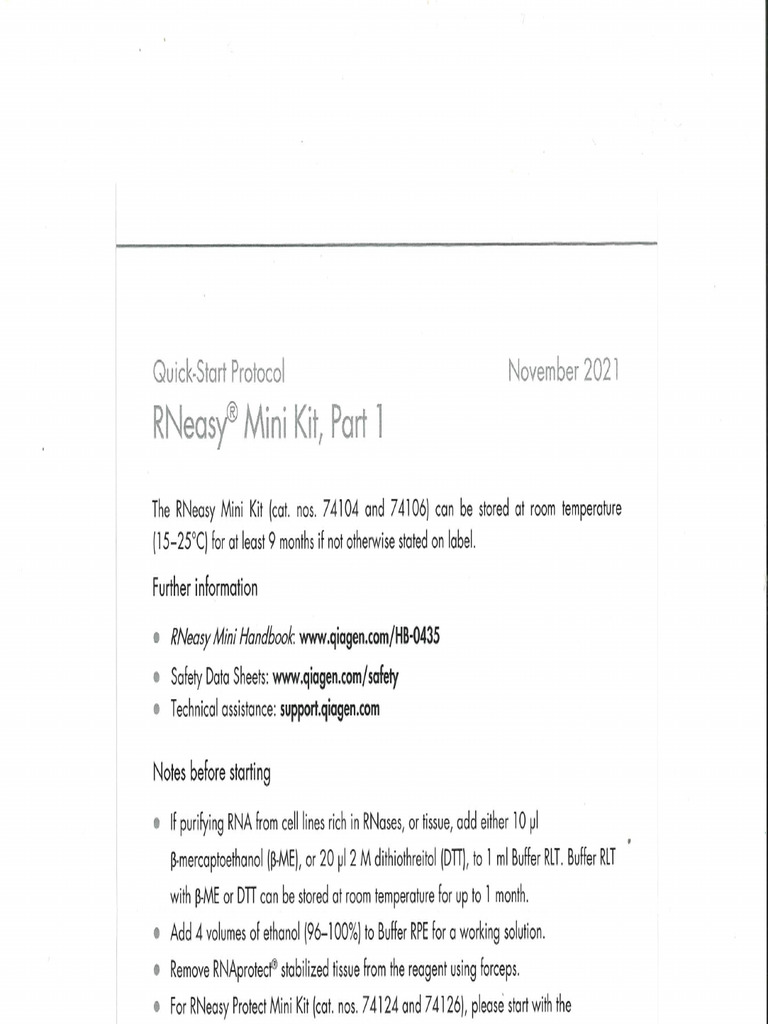 RN Easy Protocol | PDF