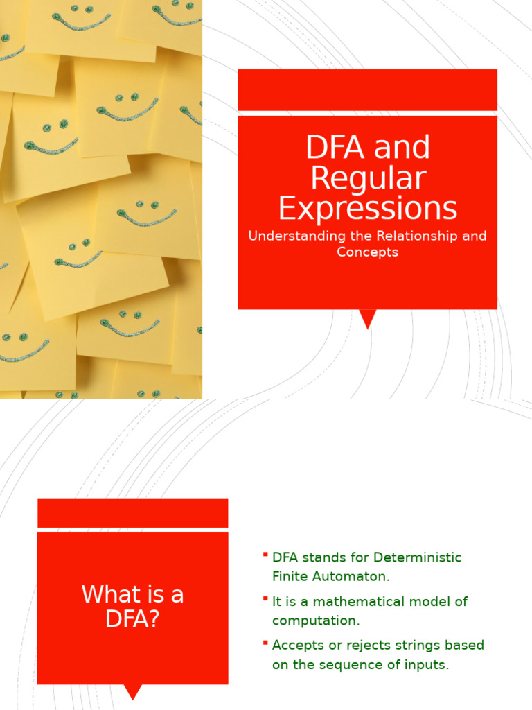 DFA and Regular Expressions Colored | PDF