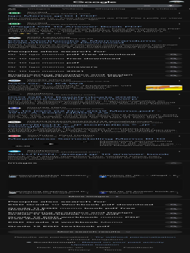 GR 10 IGO Memo - Google Search | PDF | Publishing