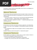 Understanding Halliday's Transitivity Theory | PDF | Linguistics | Grammar