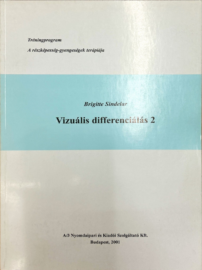 Brigitte Sindelar Vizuális Differenciálás 2. | PDF